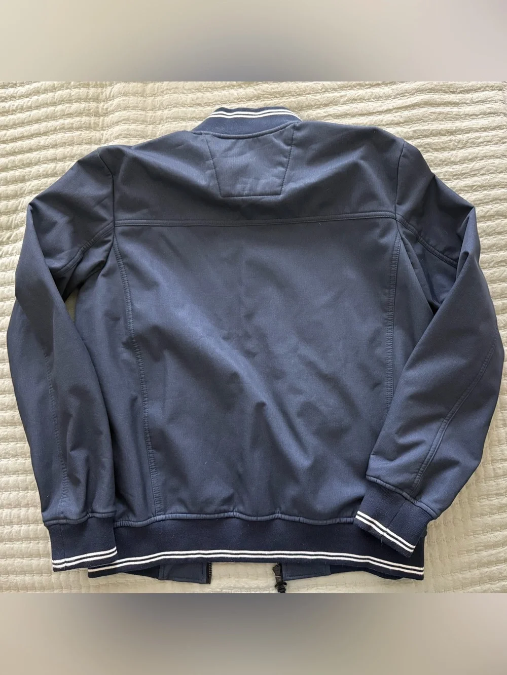 Nautica | Jackets & Coats | Nautica Mens Navy Blue Bomber Jacket With ...